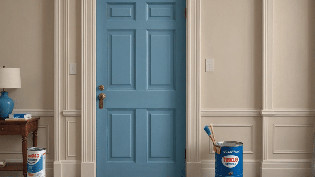 Harmoniser votre intérieur : Guide de peinture à deux teintes pour portes